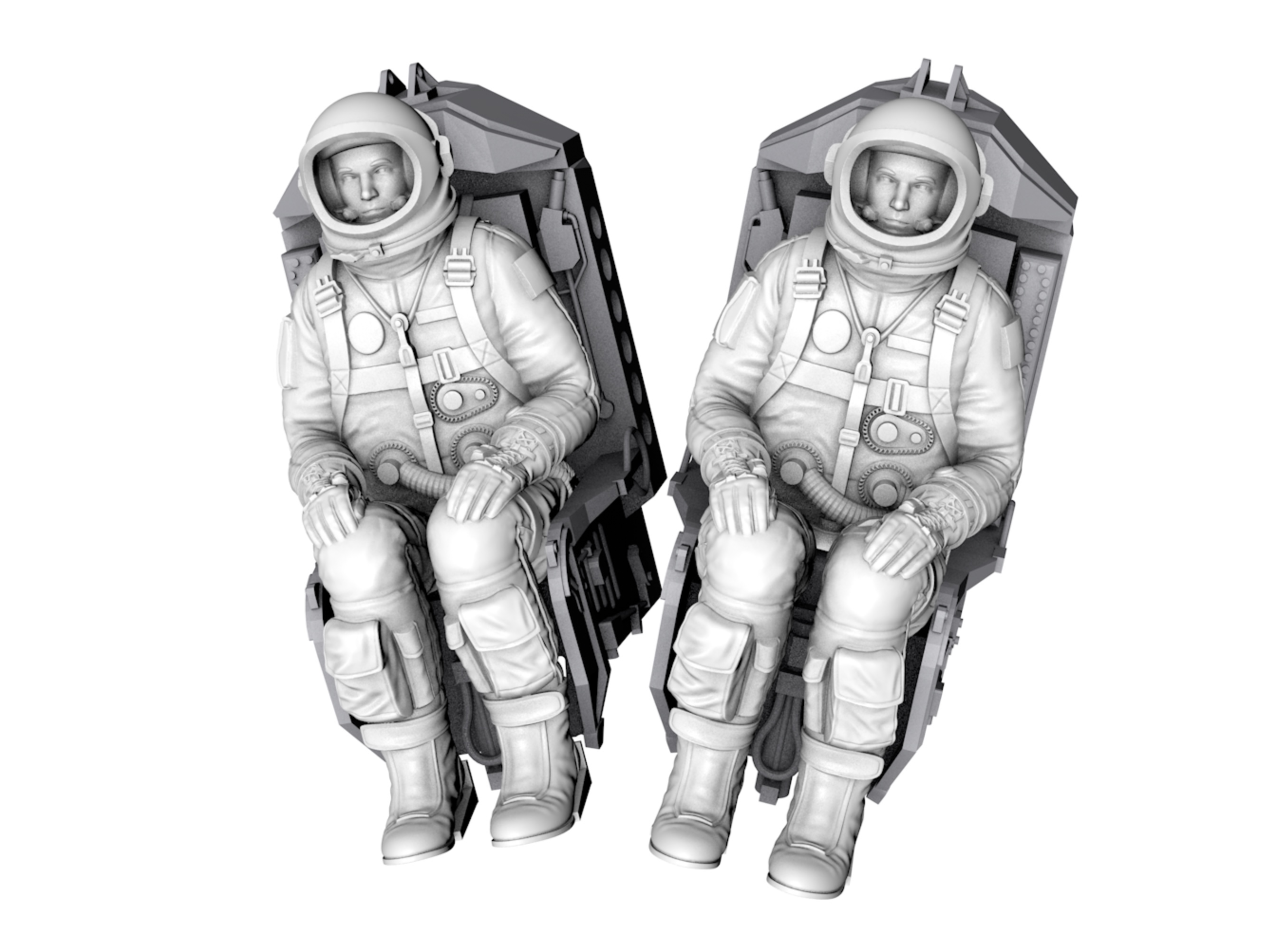 Gemini Astronaut In Space