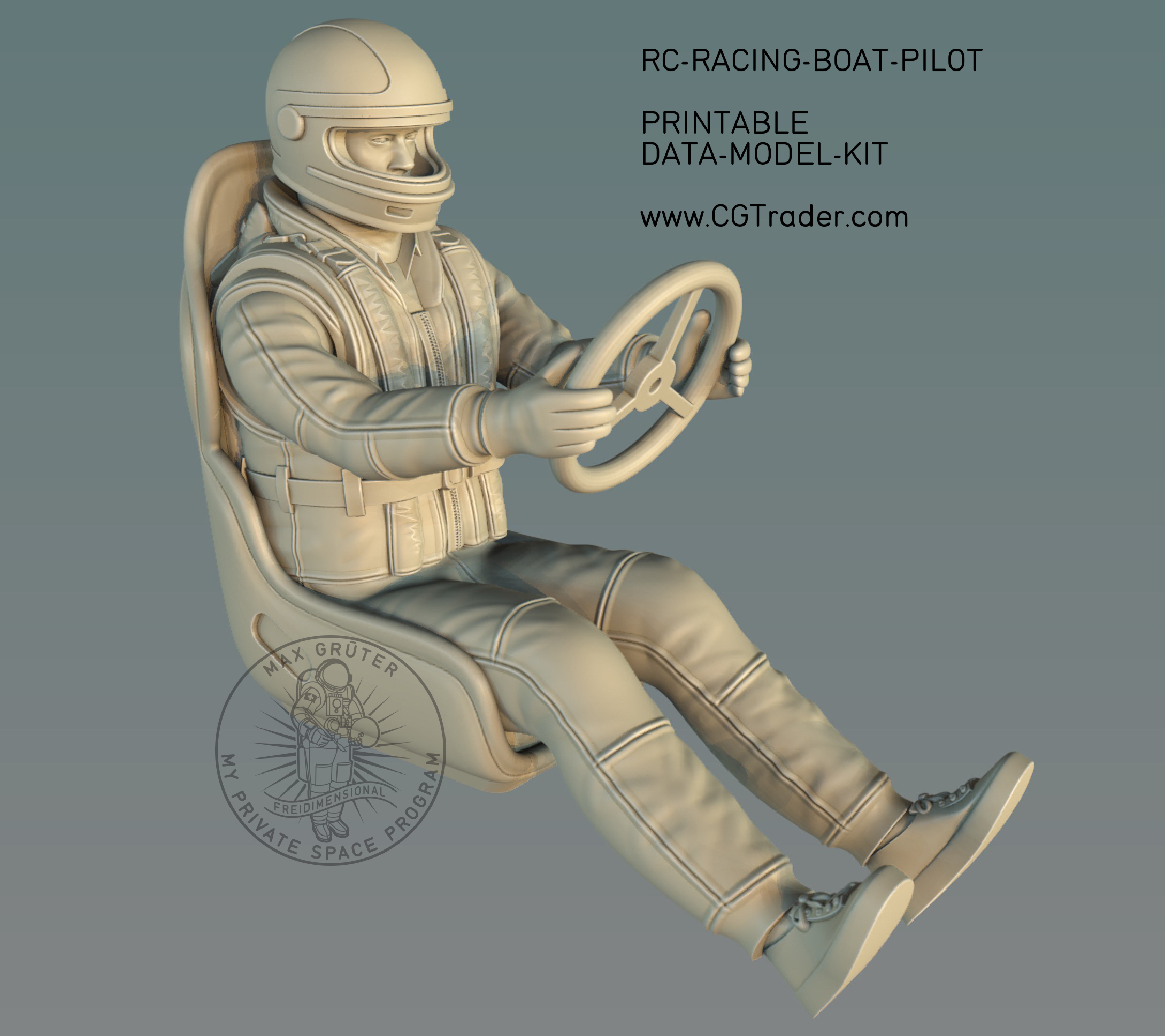 Descargar archivo STL gratis PILOTO (1:6) • Plan de la impresora 3D ・ Cults