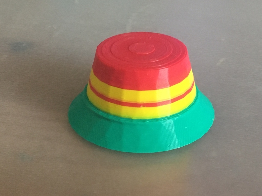 Free 3D file bucket hat for among us.・3D printing design to download・Cults