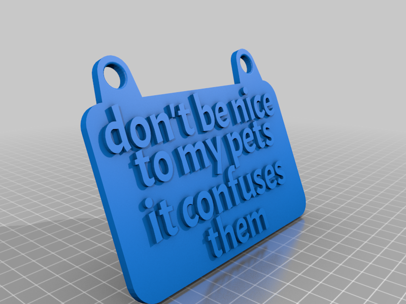 Free 3D file don't be nice・3D printable model to download・Cults