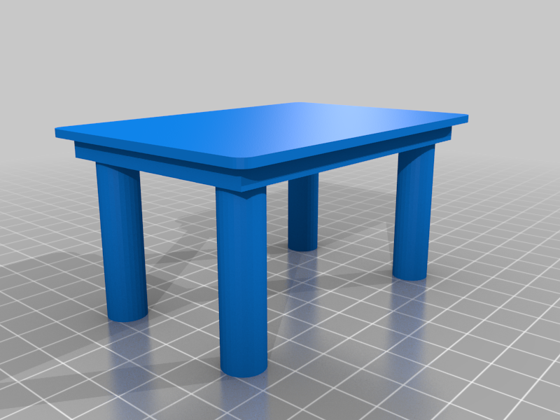 Free 3D file table and chair・3D printable object to download・Cults