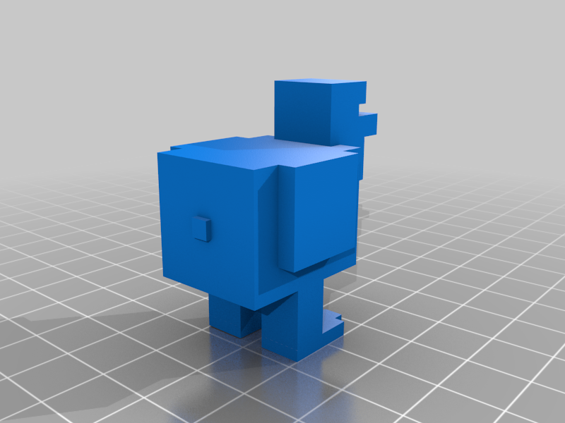 Free 3D file Minecraft and crossy road chickens 🎲・3D printing model to ...