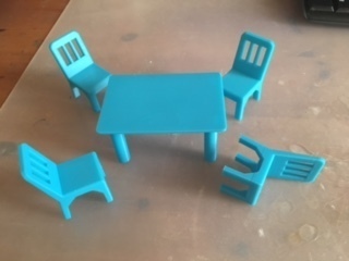 Free 3D file table and chair・3D printable object to download・Cults