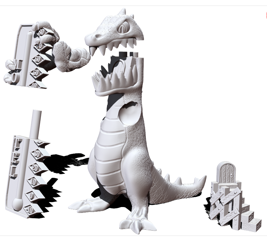 STL file Dinky the NoVac T-Rex・3D printer model to download・Cults