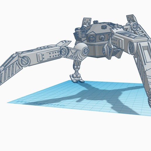 Download free 3D printing templates PL-062 Walker Heavy Tank ・ Cults