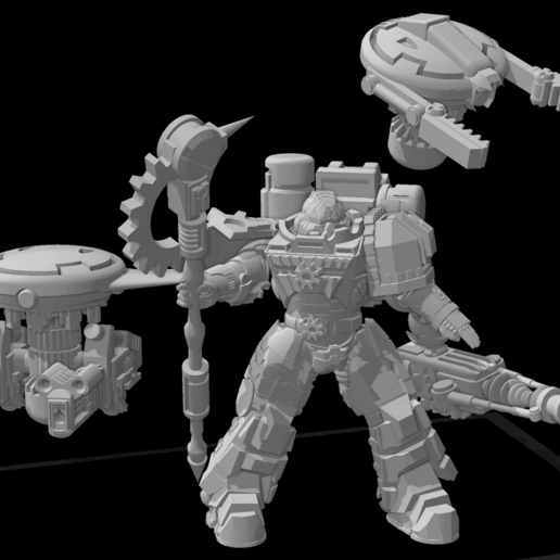 Download free 3D printer model Gue'Ron'Vesa - Techmarine Upgrade Kit ...
