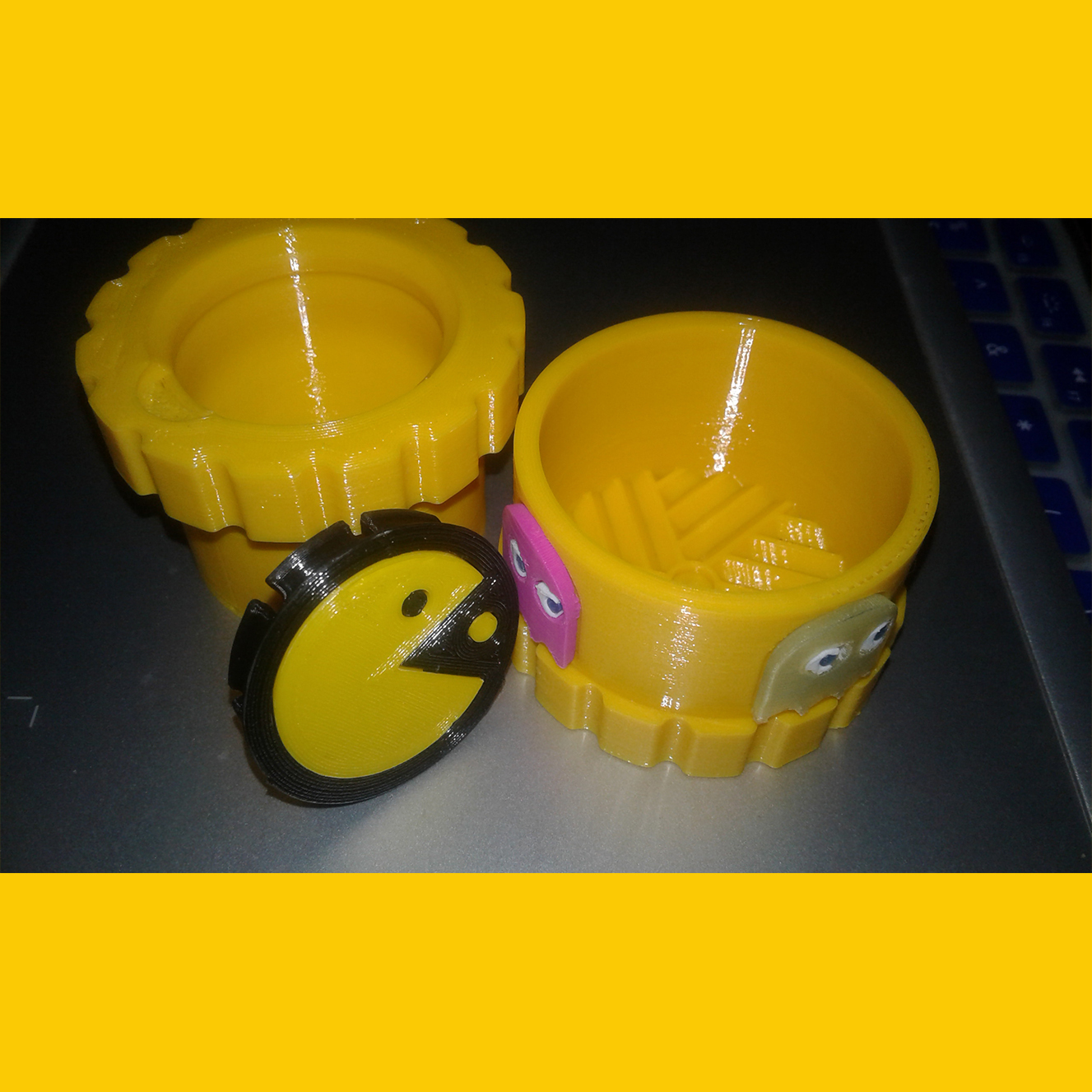 STL file Pacman Grinder・3D printable design to download・Cults