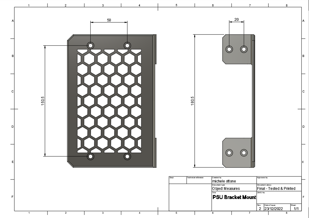 Free 3D file PSU Mount Kit・3D printable design to download・Cults