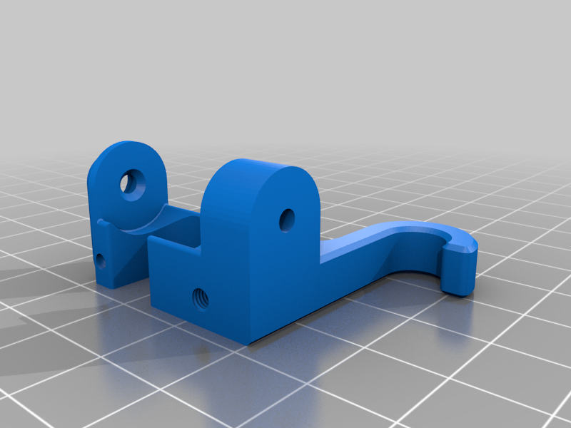 Free STL file Reinforced Hot End Cable Chain Support・3D print design to ...