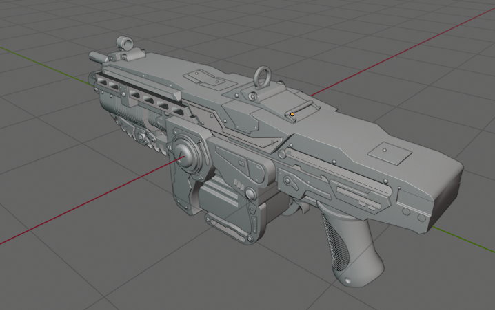 STL file Lancer MK 2- Gears of War・3D printing model to download・Cults