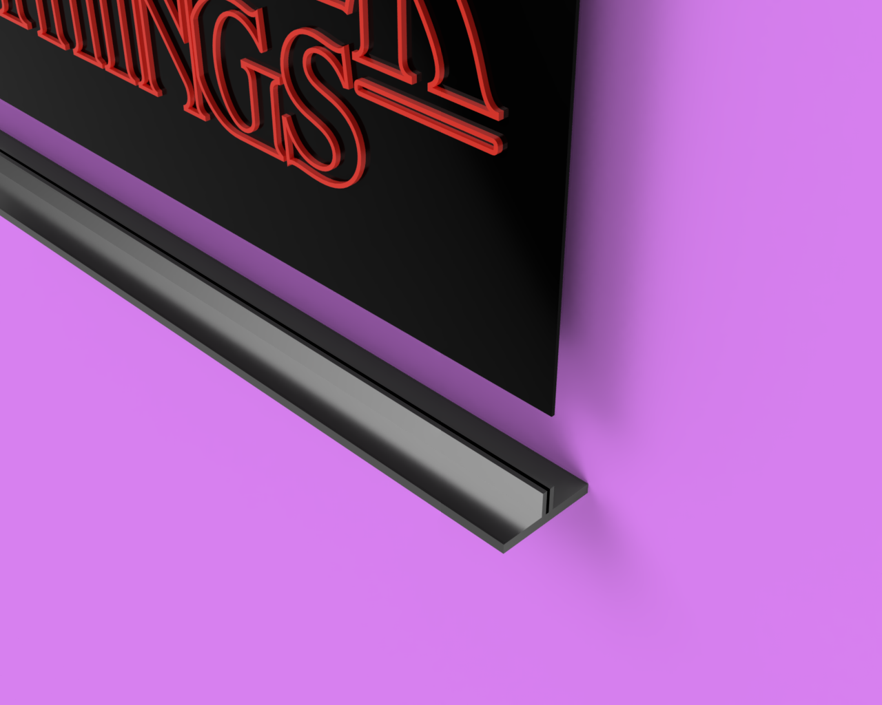 STL file Stranger Things plate with stand・3D printer model to download ...