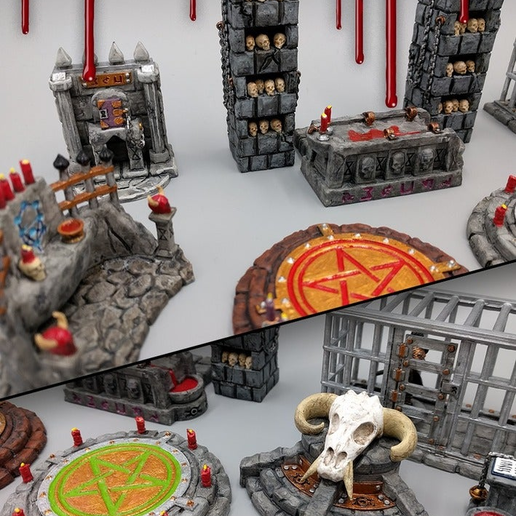 Download free 3D printer model Occult & Evil - 28mm gaming - Sample ...