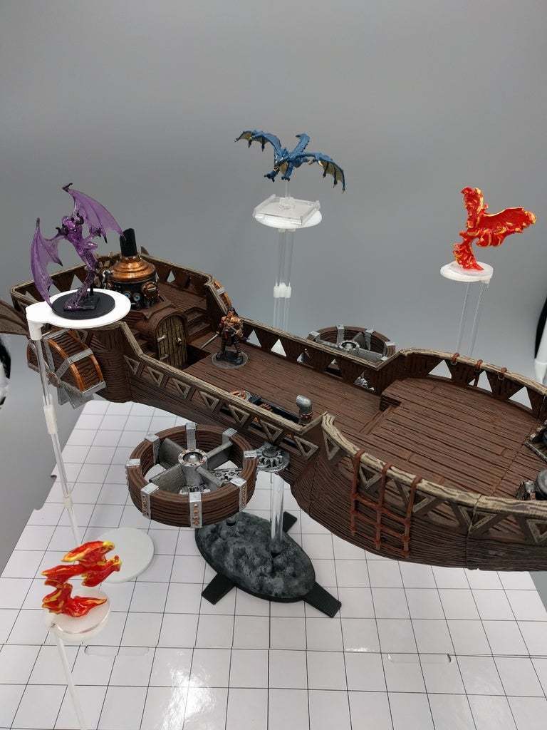 Free STL file Modular Flight Stands / Flight Bases- 28mm gaming 🦸・3D ...