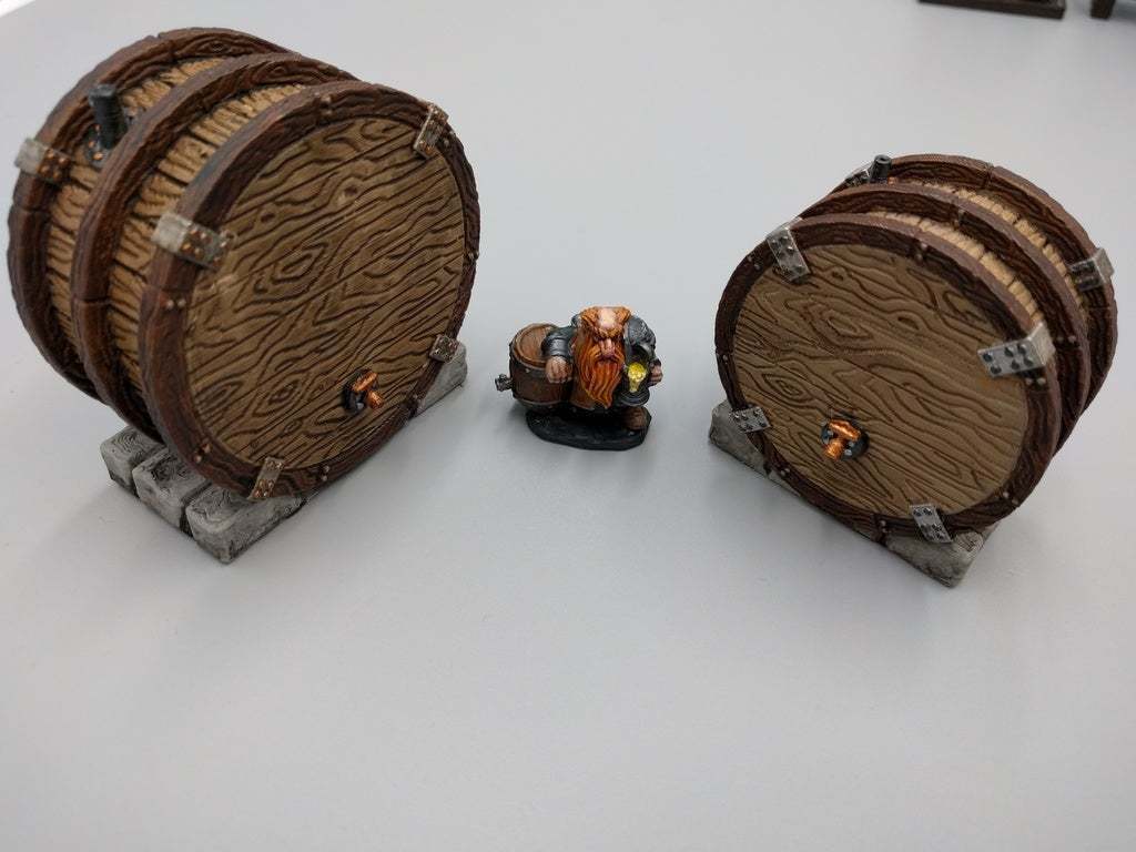 Free STL file Fermentation Casks - Dwarven AleWorks - 28mm・3D print ...