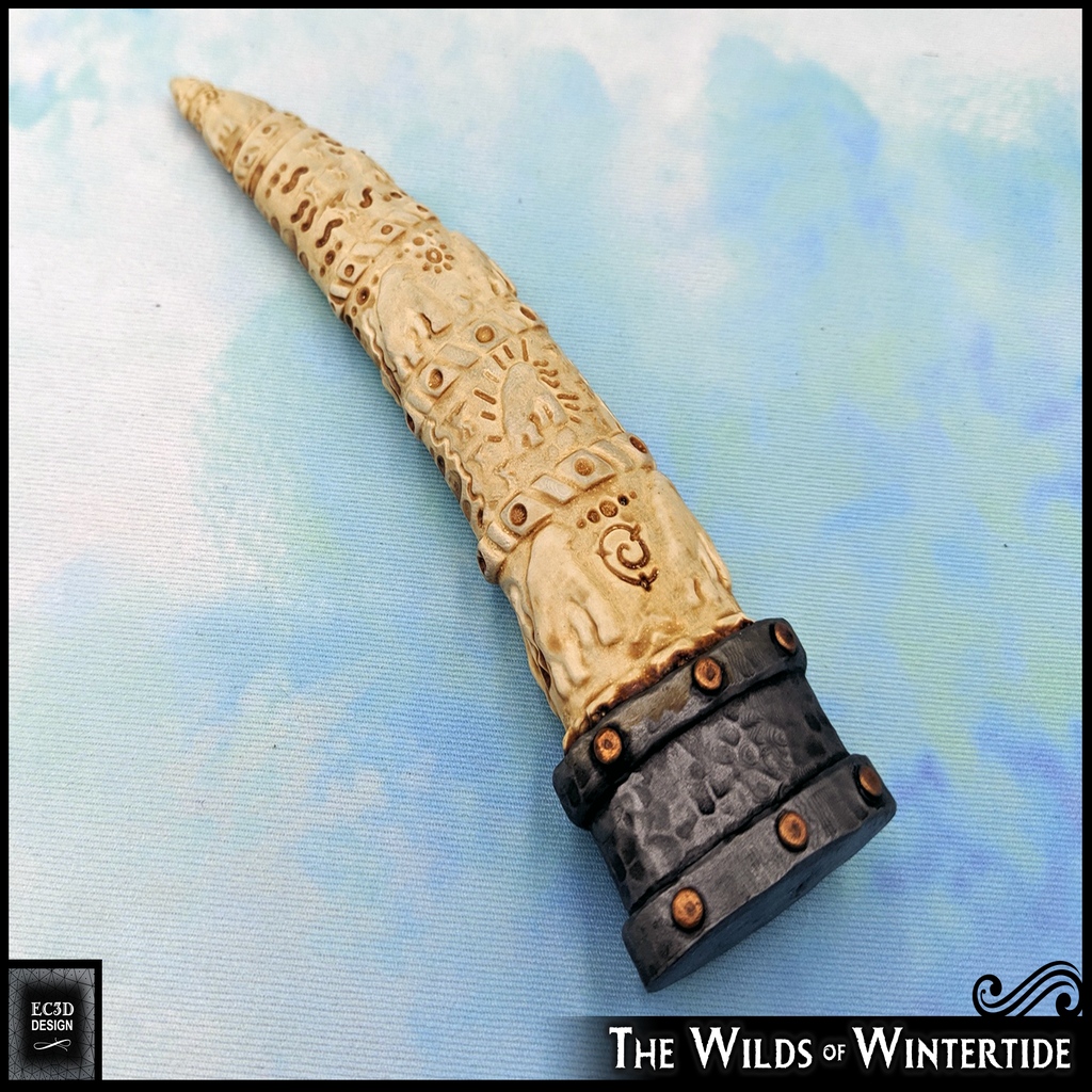 Free STL file Carved Walrus Tusk - RPG Prop 🎲・3D printing model to ...