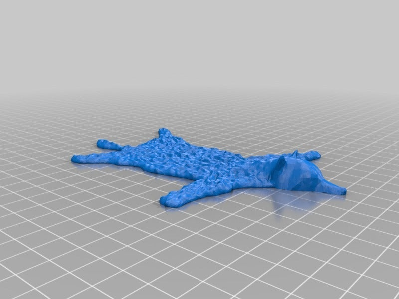 Free STL file Wolf Pelt / Rug - 28mm gaming・3D printable object to ...