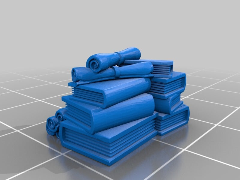 Free STL file Modular Shelves - Library & Study Decor - 28mm Gaming ...