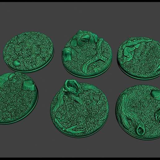 Download free STL file Bases - Forest Floor • 3D printer object ・ Cults