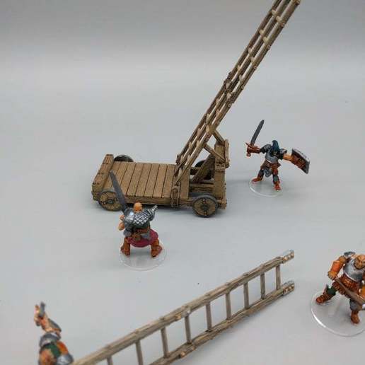 Download free STL file OpenForge - Siege and Scaling Ladders • Template ...