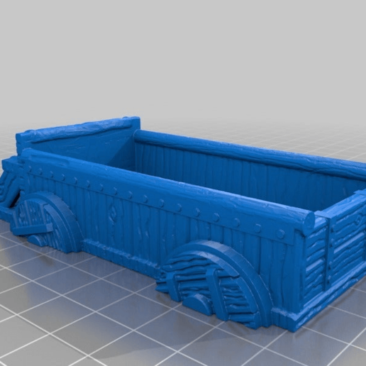 Download free 3D printing designs Caravan Wagons - Modular - 28mm ...