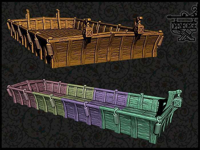Free STL file OpenForge - Modular River Barge 🎲・3D printable design to ...
