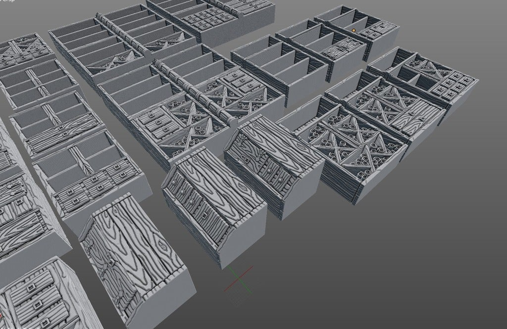 Free STL file Modular Shelves - Library & Study Decor - 28mm Gaming ...