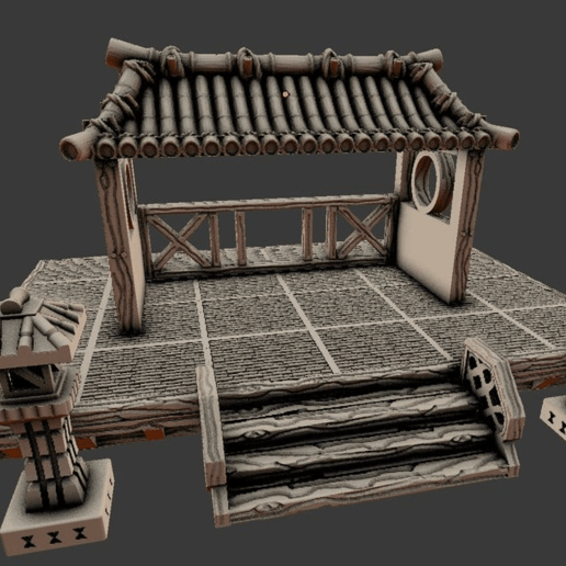 Download free STL file OpenForge - Oriental Pagoda • 3D print model ・ Cults