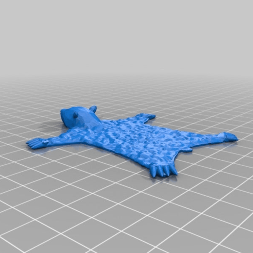 Download free STL file Bearskin Rug - 28mm gaming • 3D printer model ...