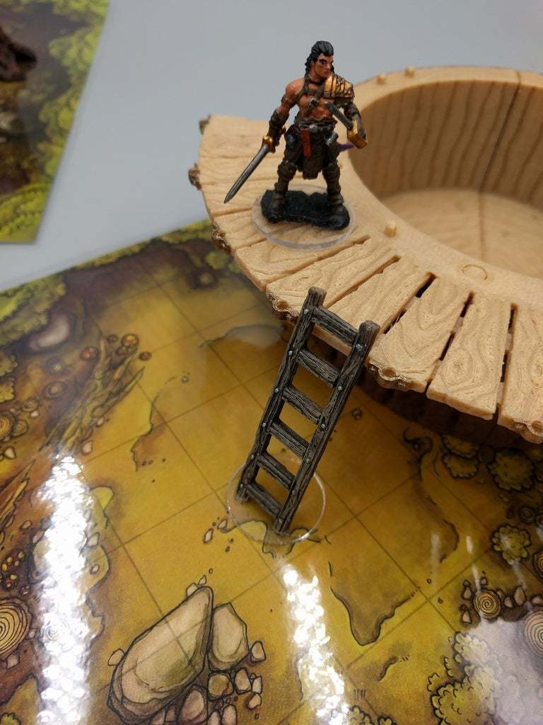 Archivo STL gratis Escaleras de OpenForge - 28mm・Modelo para descargar ...