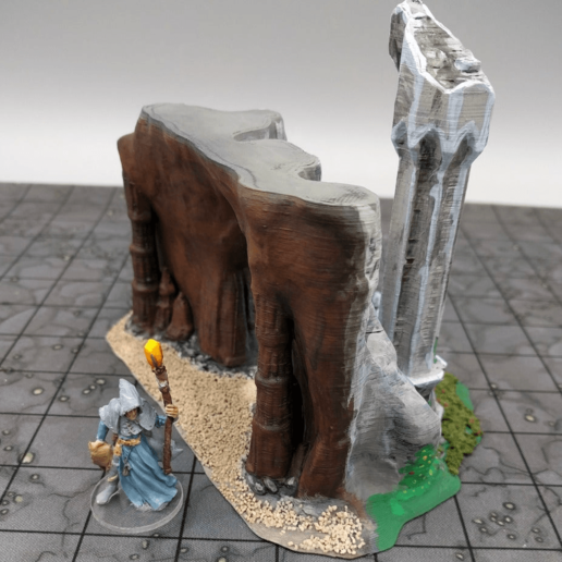 Download free 3D printer templates OpenForge - Cavern Entrance Set ...