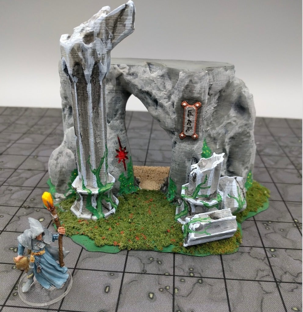 Free STL file OpenForge - Cavern Entrance Set Piece・Model to download ...