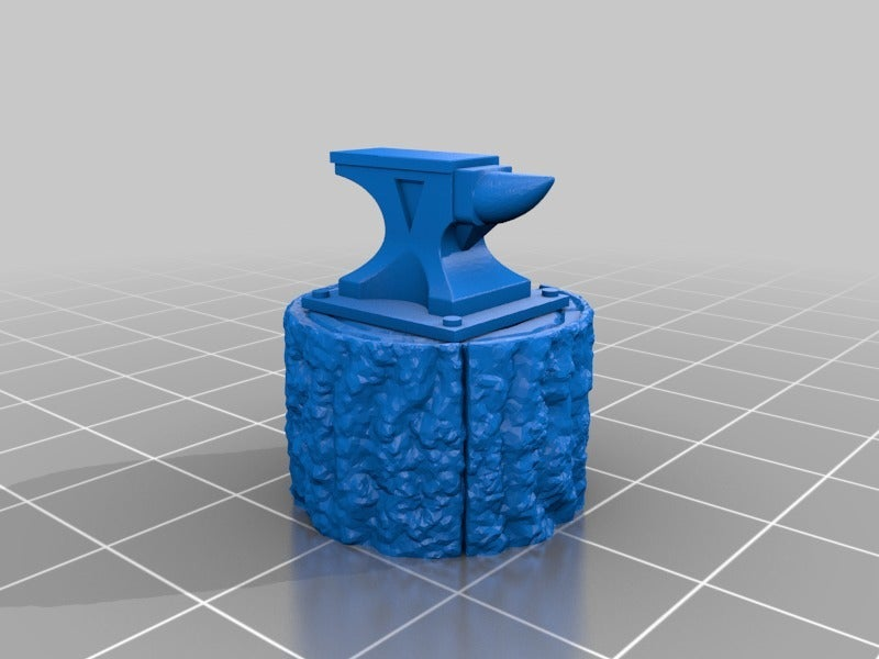 Free STL file Adventurer's Camp - Portable Anvil and Tools - 28mm ...