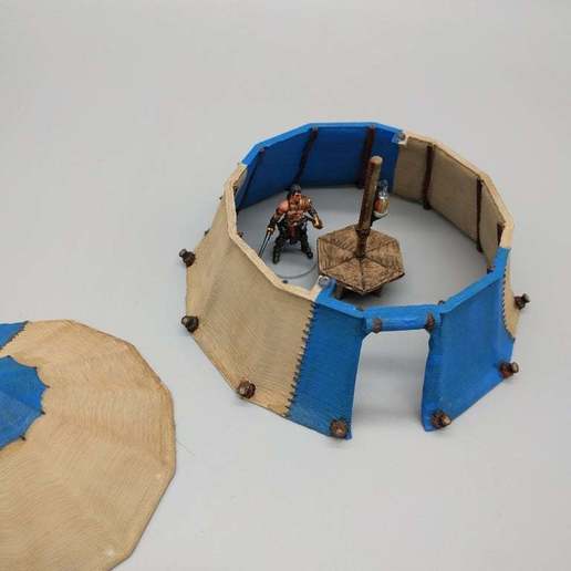 Download free STL OpenForge - Pavillion / Large Tent ・ Cults