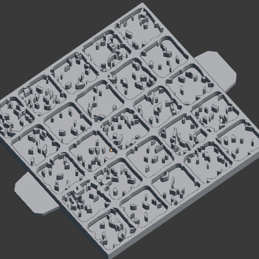 Download free 3D model Foam Terrain Stamp - Snow / Dirt - 1" grids ・ Cults