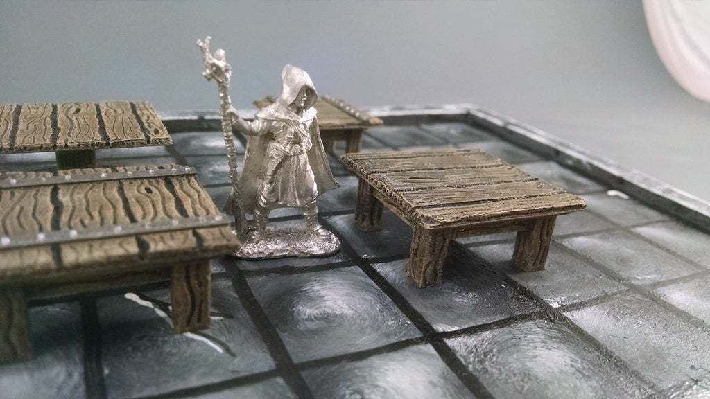 Free STL file 28mm Square Tables 🟪・3D print design to download・Cults