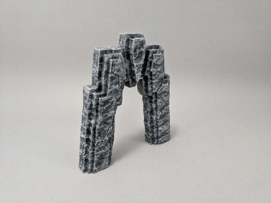 Free STL file 28mm Ancient Stone Archway・Template to download and 3D ...