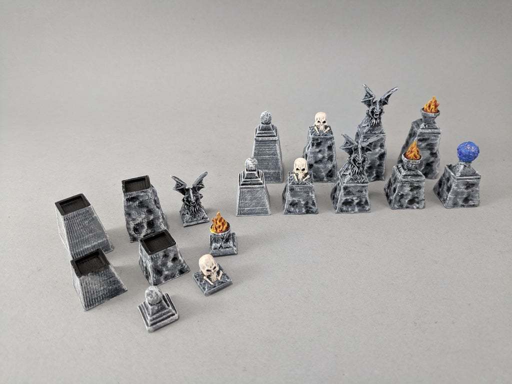 Free STL file Pillar Base for Reaper Bones・3D print design to download ...