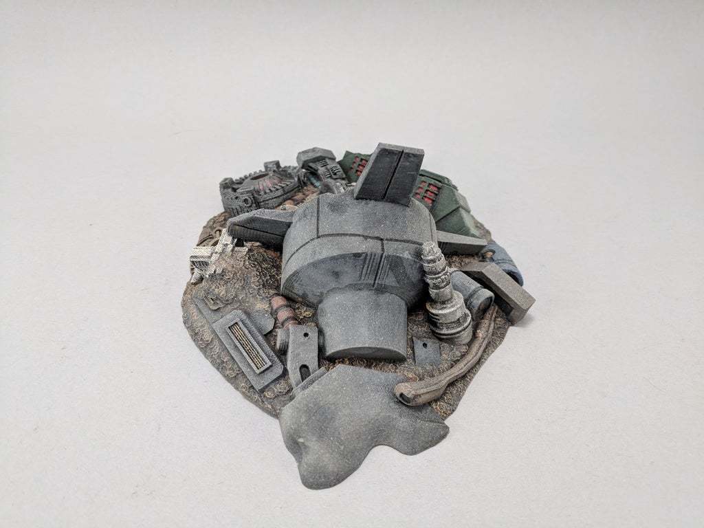 Бесплатный STL файл Spaceport Scrap Pile V3・3D-печатный дизайн для ...