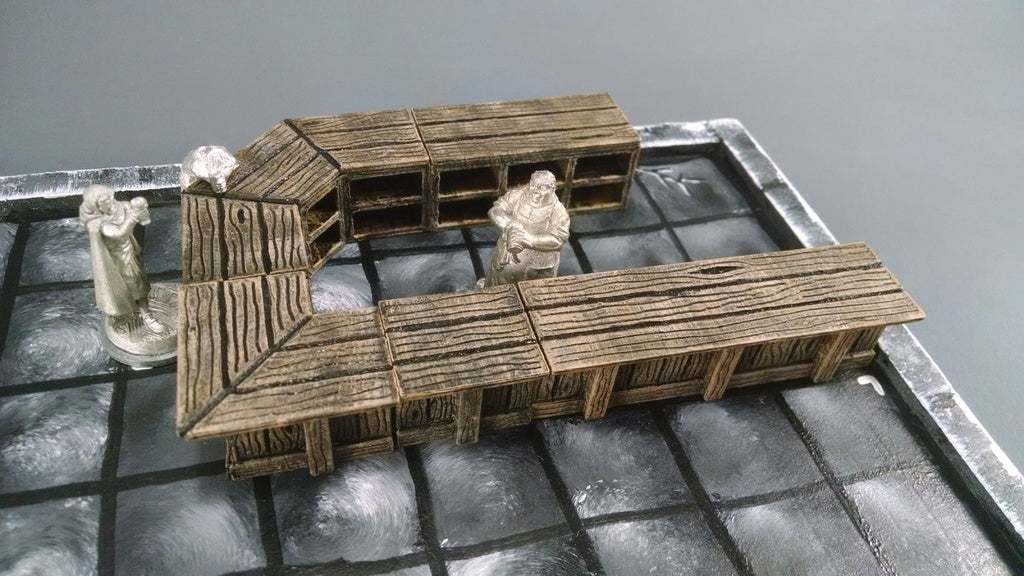 Free STL file 28mm Modular Bar ⚔・3D printing idea to download・Cults