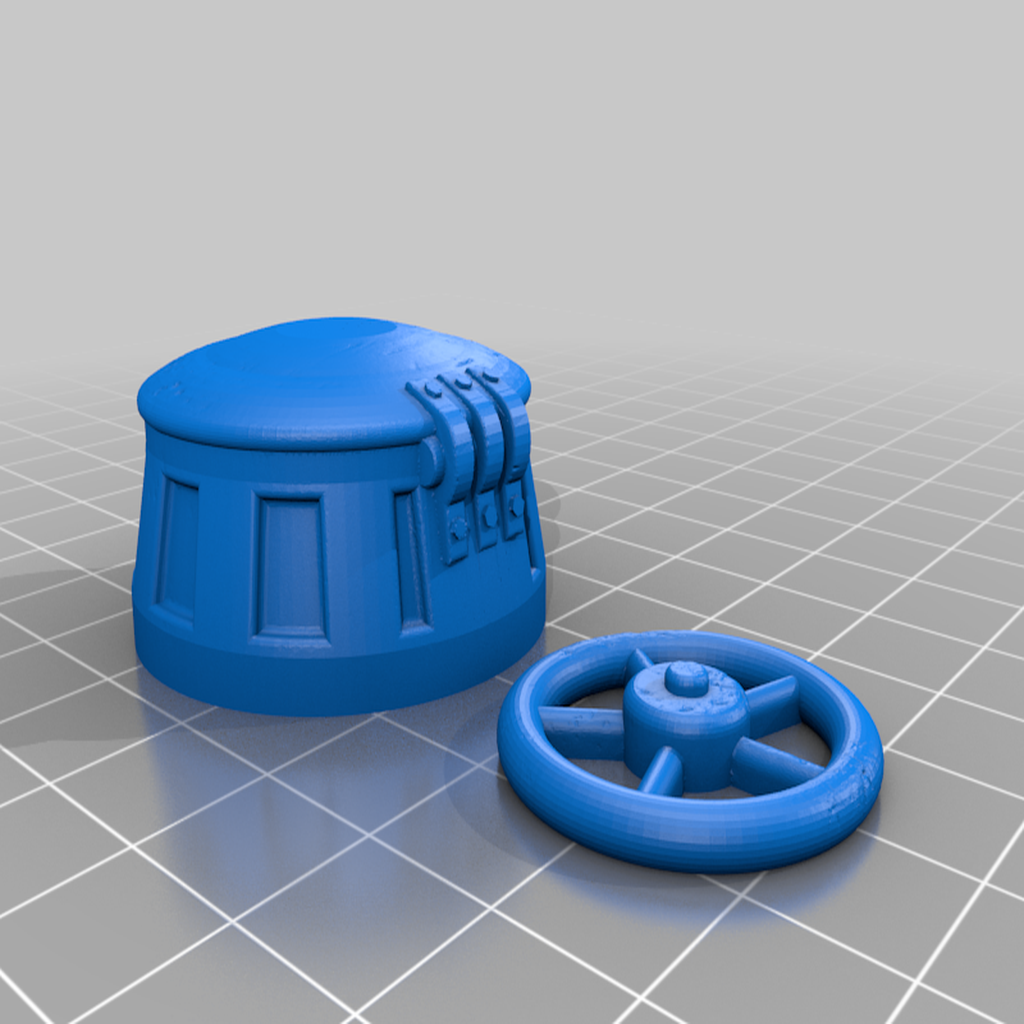 Free STL file 28mm Metal Hatch・Model to download and 3D print・Cults