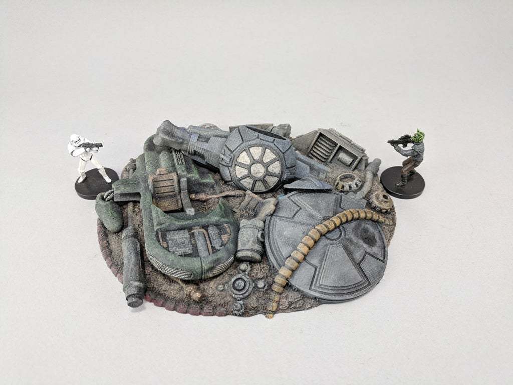 Free STL file Spaceport Scrap Pile V2・3D print design to download・Cults