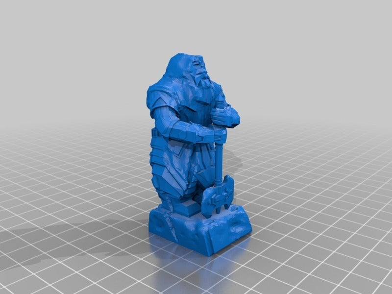 Free STL file Worn and Broken Dwarven Statues・3D printing design to ...