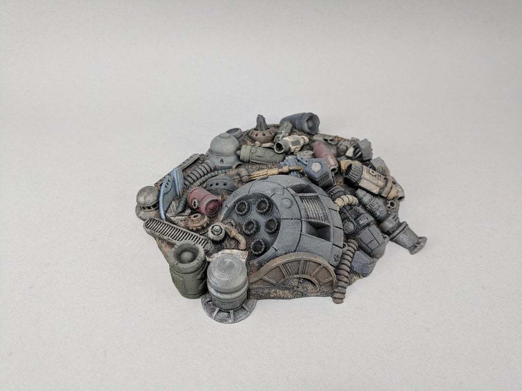 Free STL file Spaceport Scrap Pile V1・Model to download and 3D print・Cults