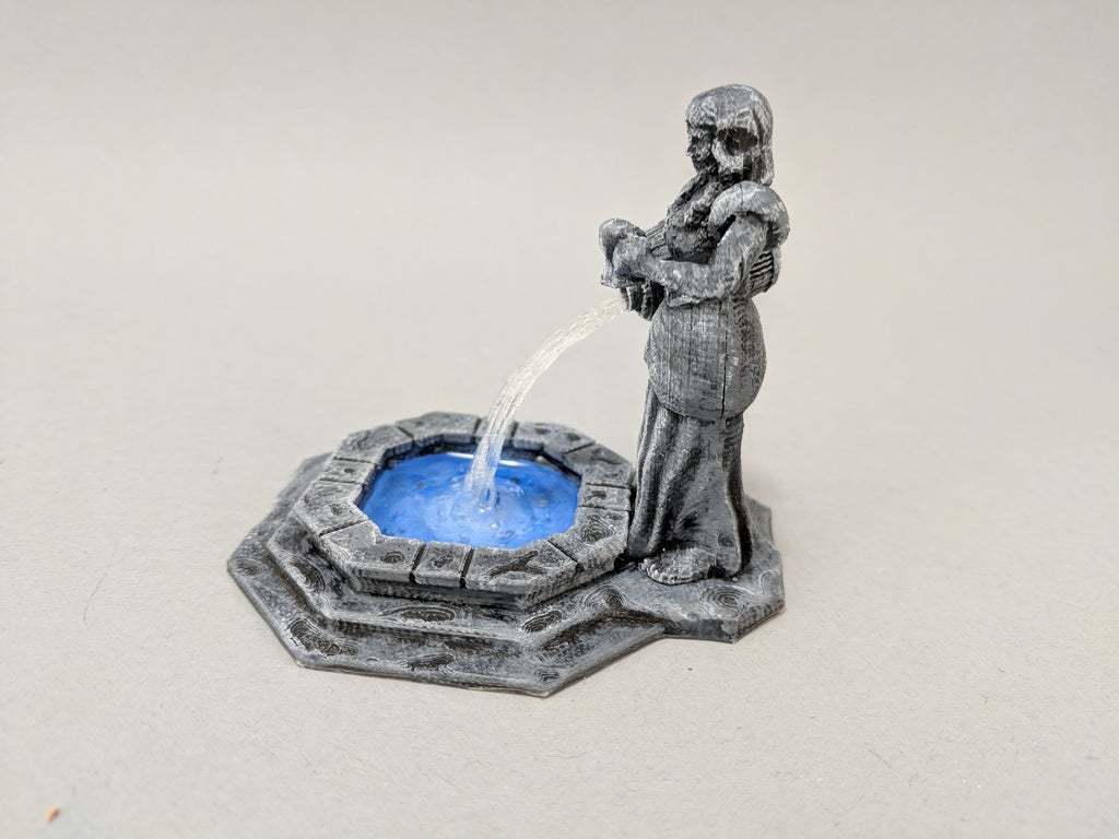 Fichier STL gratuit Fontaine du gaspareau 28mm・Objet imprimable en 3D à ...