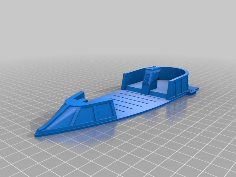 Free STL file Sci-fi Pirate Skiff 🏴‍☠️・Model to download and 3D print・Cults