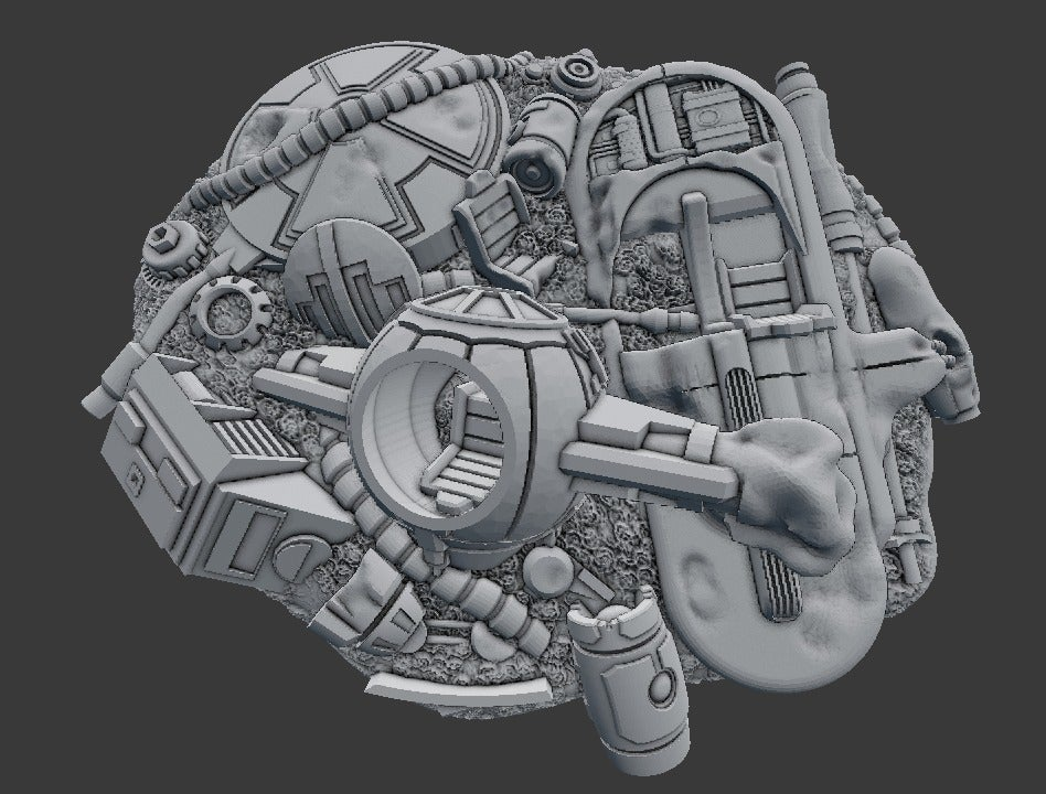 Free STL file Spaceport Scrap Pile V2 🚀・3D print design to download・Cults