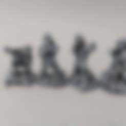 Download free STL file 28mm Petrified Victims • 3D printing design ・ Cults