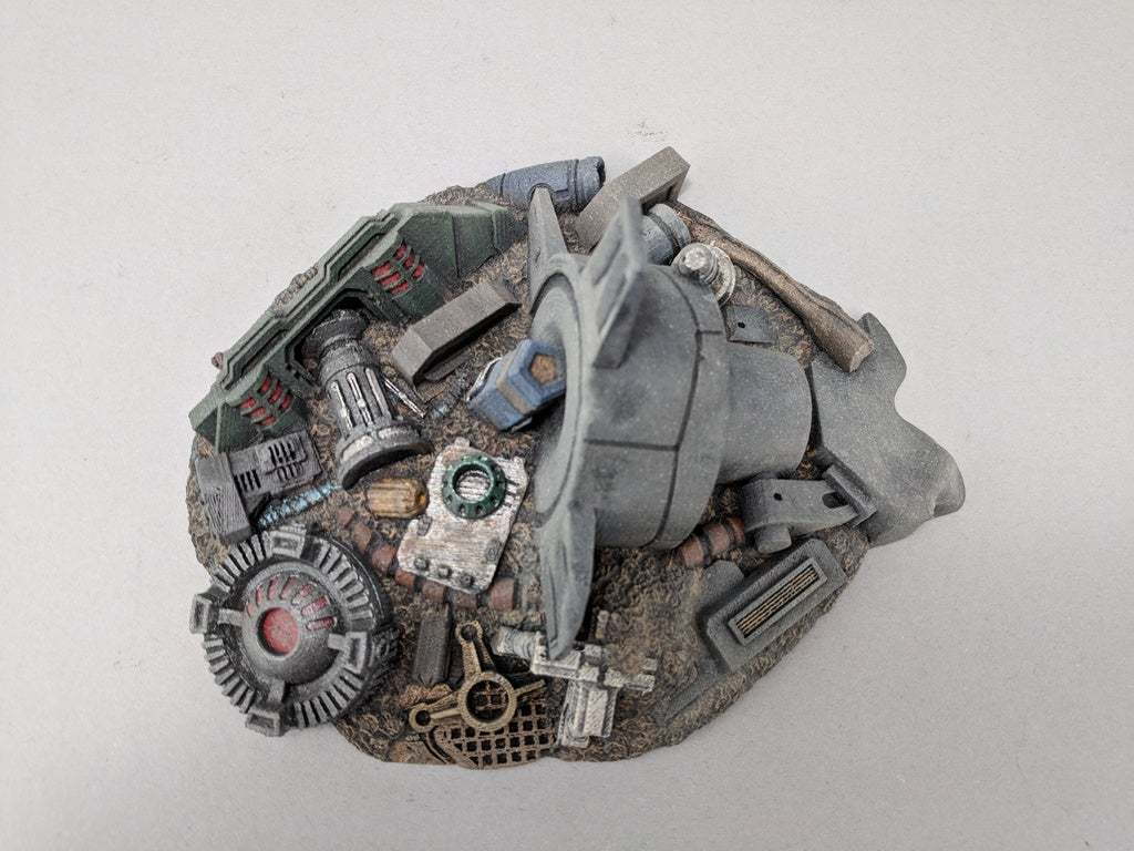 Бесплатный STL файл Spaceport Scrap Pile V3・3D-печатный дизайн для ...