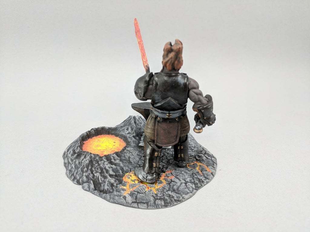 Download free STL file 28mm Fire Giant's Forge • 3D printing model ・ Cults