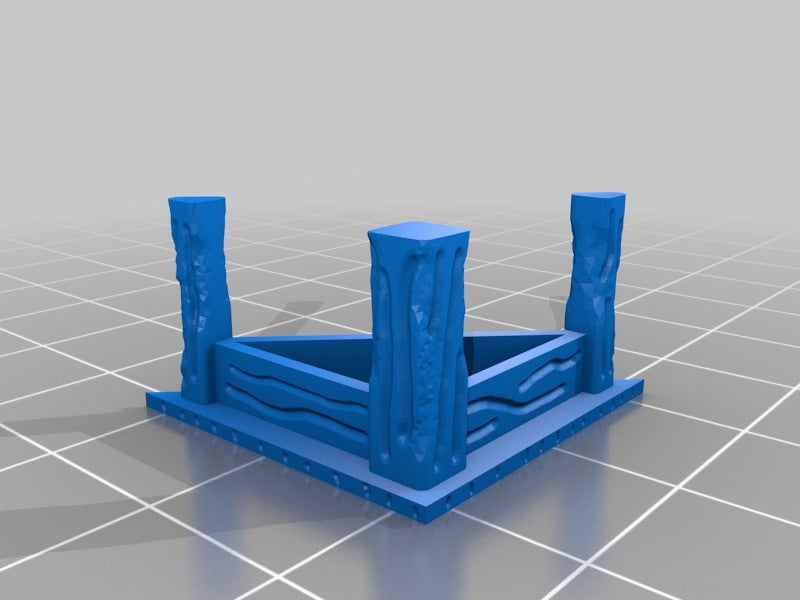 Free STL file 28mm Corner Table・3D printing model to download・Cults